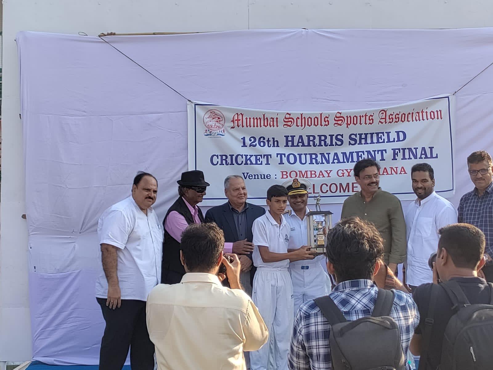 Raza Mirza received Best Batsman Award in Harris Shield Cricket ...