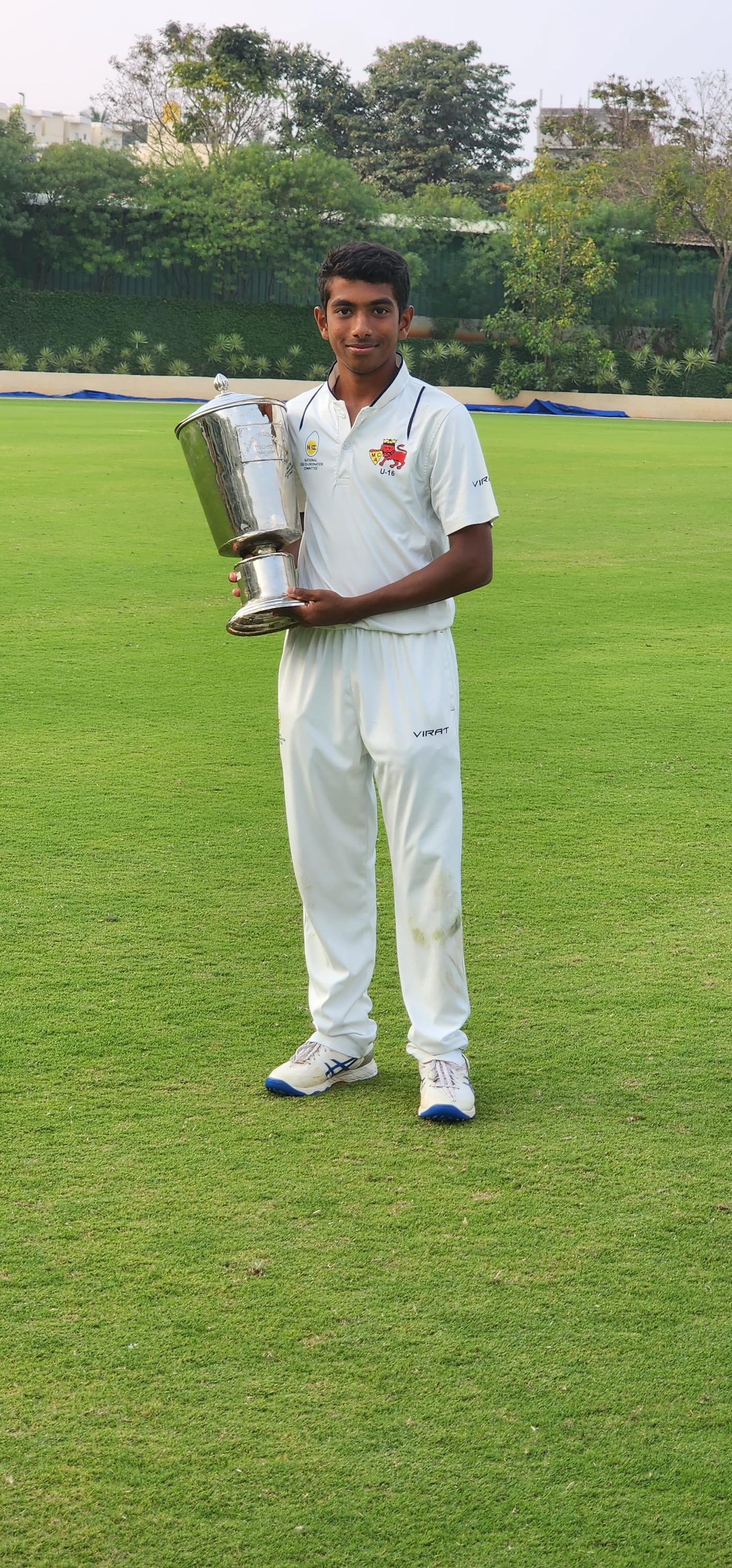 Vedant Gurav achieved remarkable success in Vijay Merchant trophy – PTVEM Secondary School
