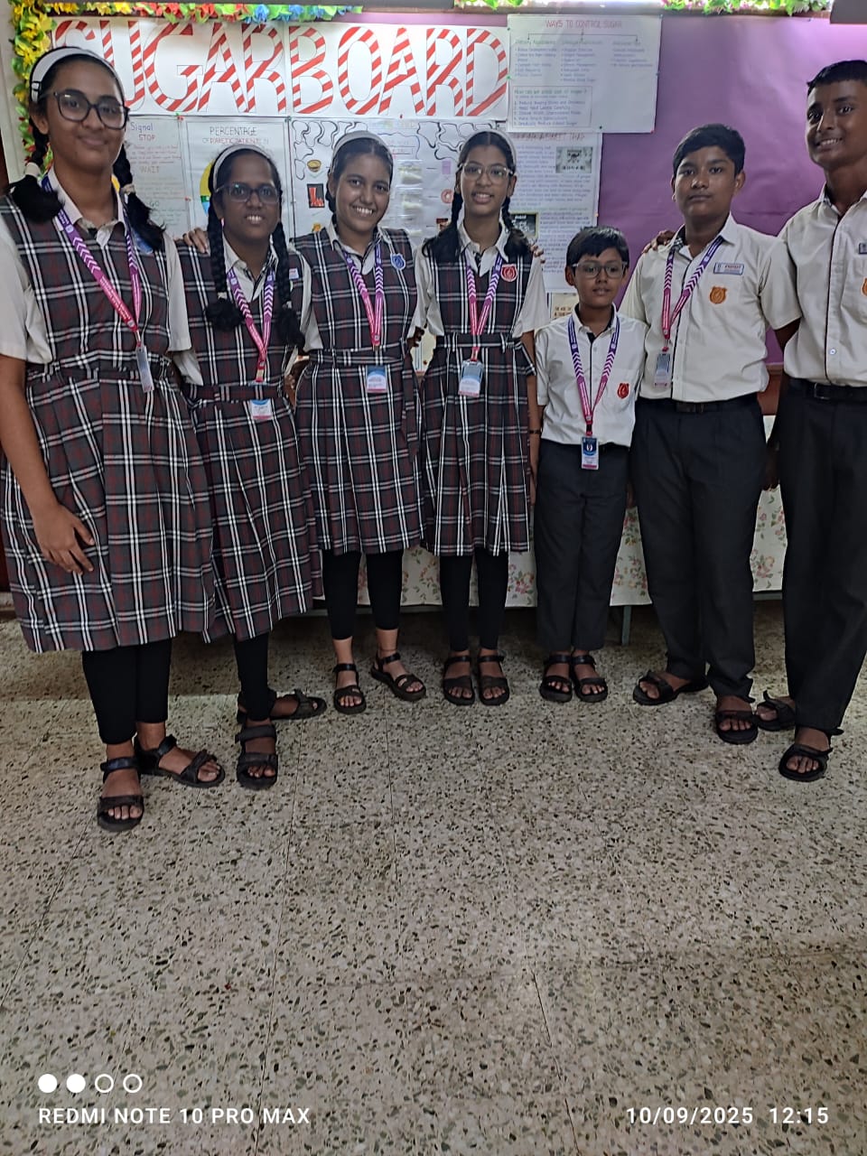Sugar Board Display – National Nutrition Week – PTVEM Secondary School