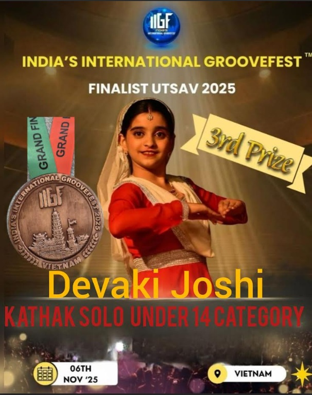 Miss Devaki Joshi demonstrated exceptional artistry on an international platform – PTVEM ...
